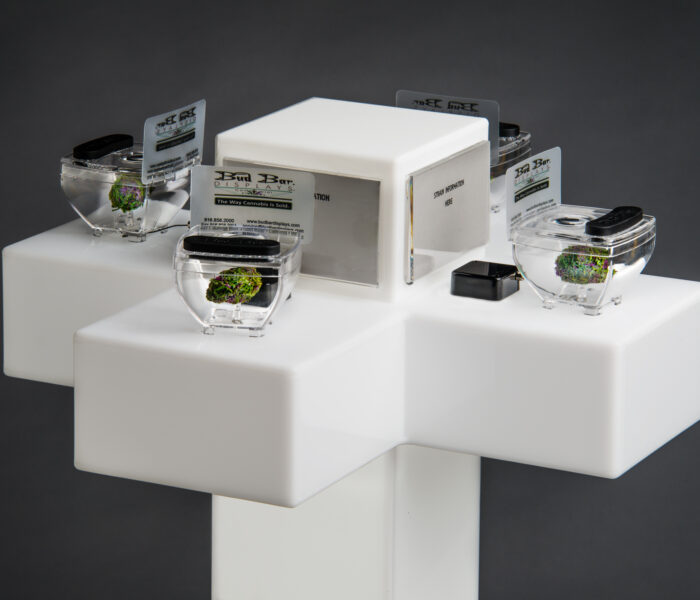 Bud Bar Displays: Cannabis Displays and Store Fixtures