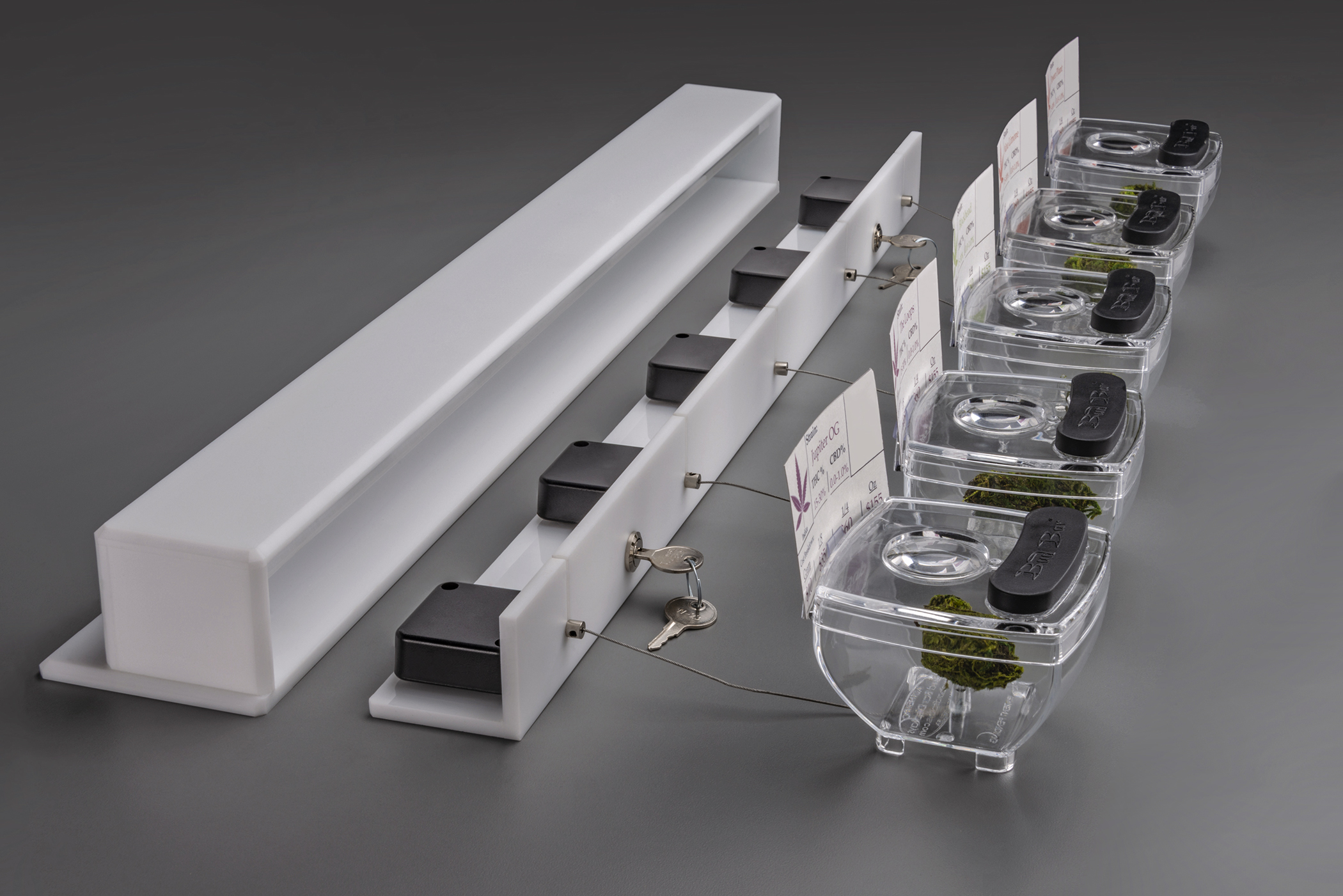 Security Tether Bar™ - Bud Bar Displays®
